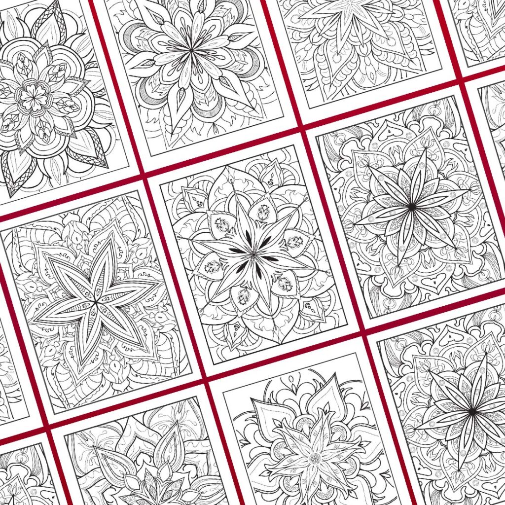 Mandala coloring page KDP Bundle - MasterBundles