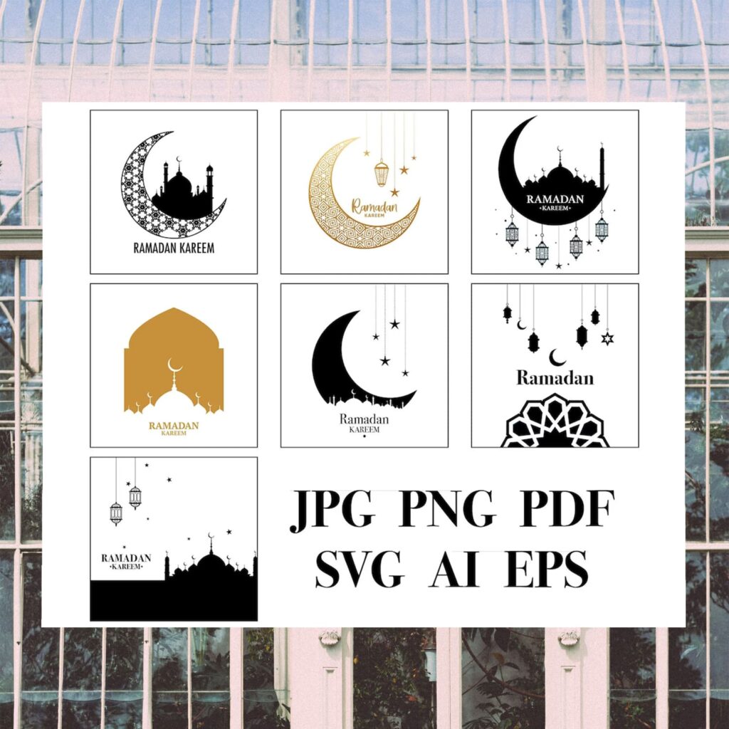 Ramadan Kareem SVG Bundle – MasterBundles