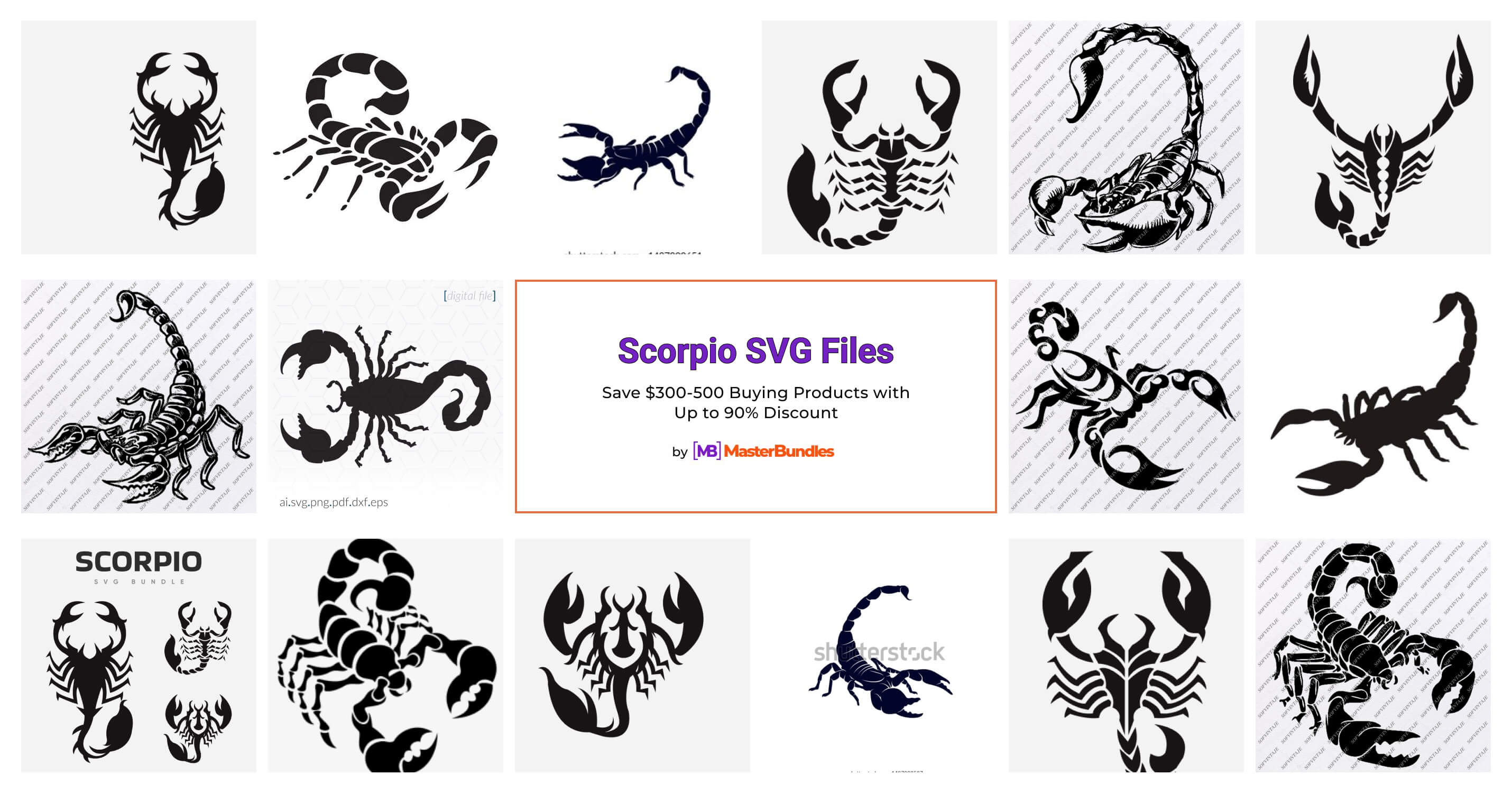 11+ Scorpio SVGs for 2025 - MasterBundles