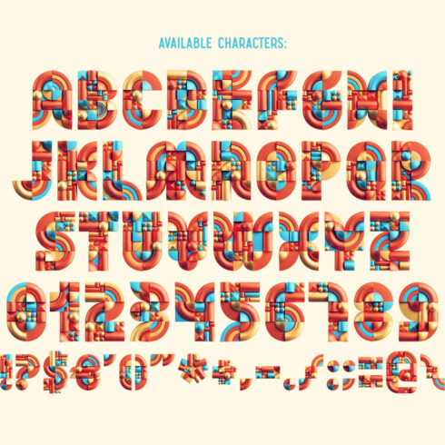 BLX - Color Bitmap Font | MasterBundles