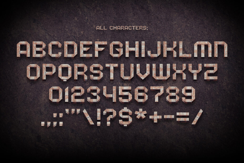 Rough Weld – Color Bitmap Font - MasterBundles