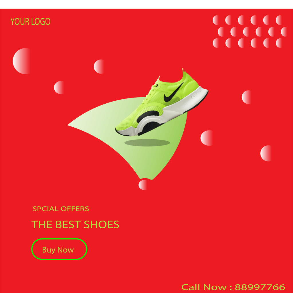 shoes poster design - MasterBundles