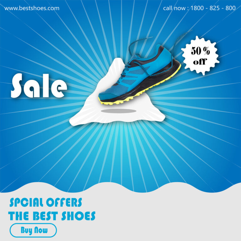 shoes poster design - MasterBundles