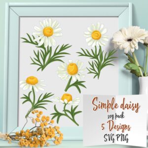 Simple Daisy SVG – MasterBundles