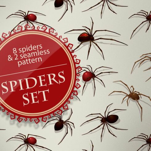 Spiders Set, Vector | Master Bundles