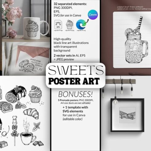 Sweets for Poster Art – MasterBundles