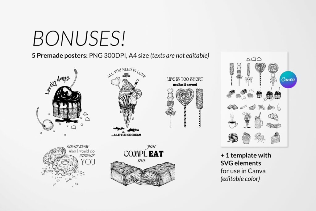 Sweets for Poster Art – MasterBundles