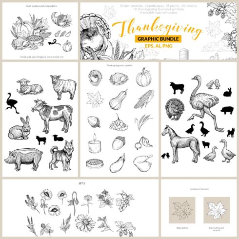 The BUNDLE of Thanksgiving Graphics – MasterBundles