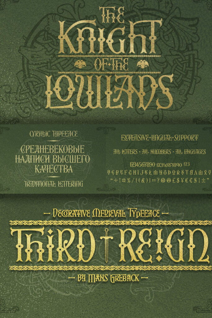 Third Reign – Five Wonderful Fonts! – MasterBundles