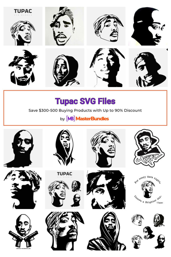 9+ Tupac SVG Files for 2025 - MasterBundles