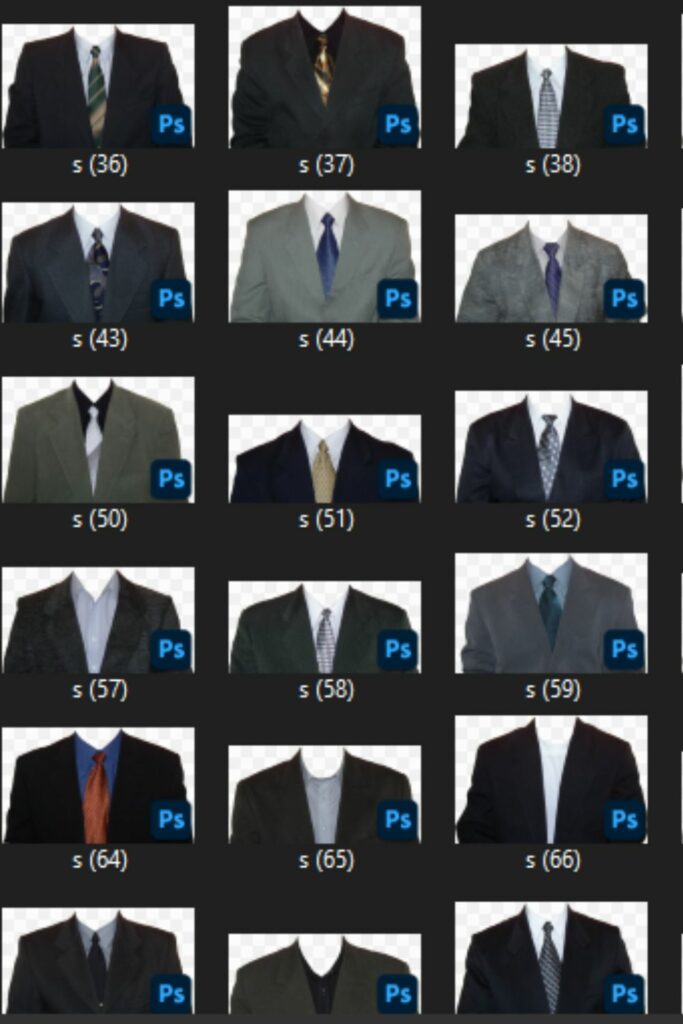 Mens Suits And Shirts PSD Templates Free - MasterBundles