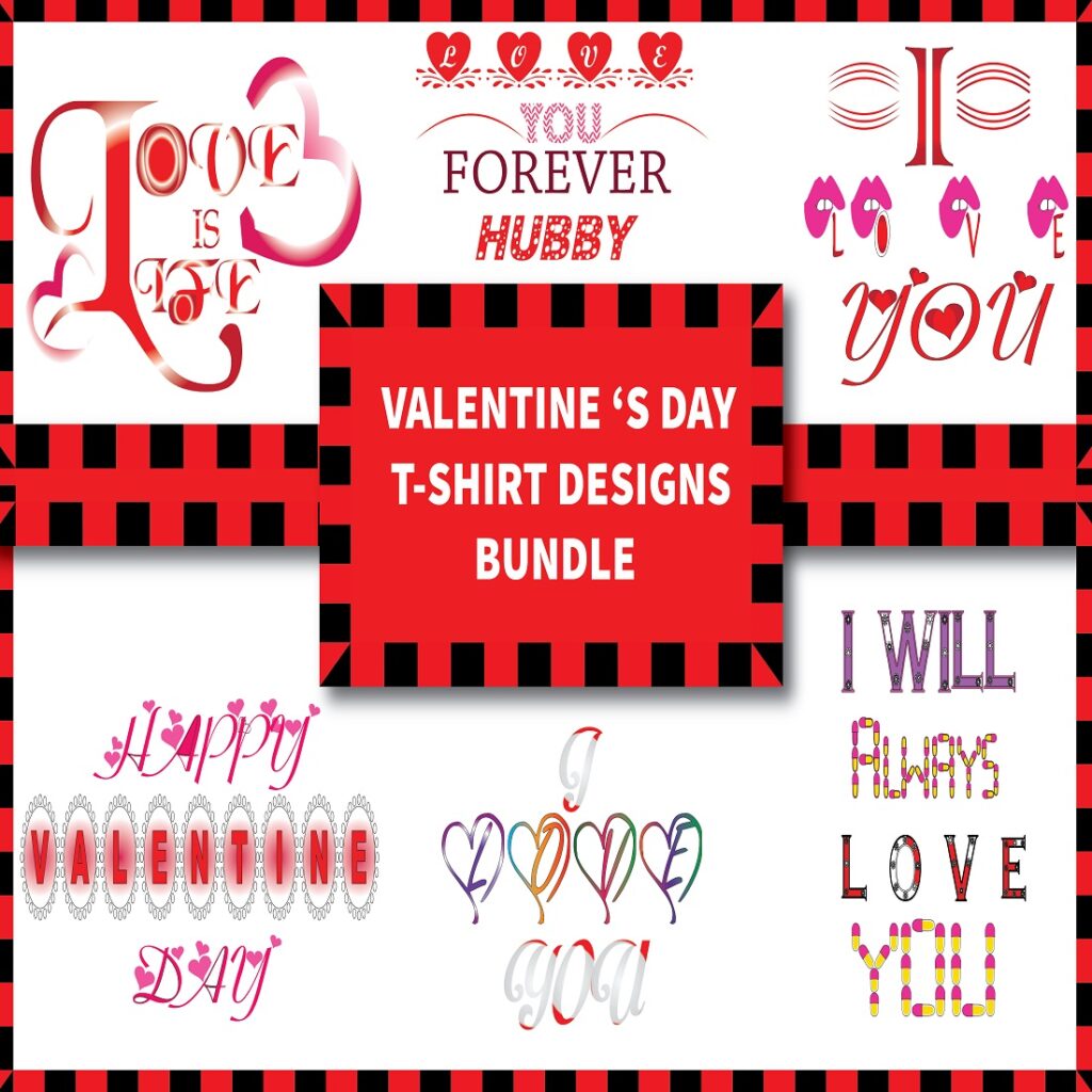 Valentine's day T-shirt Design Bundle - MasterBundles