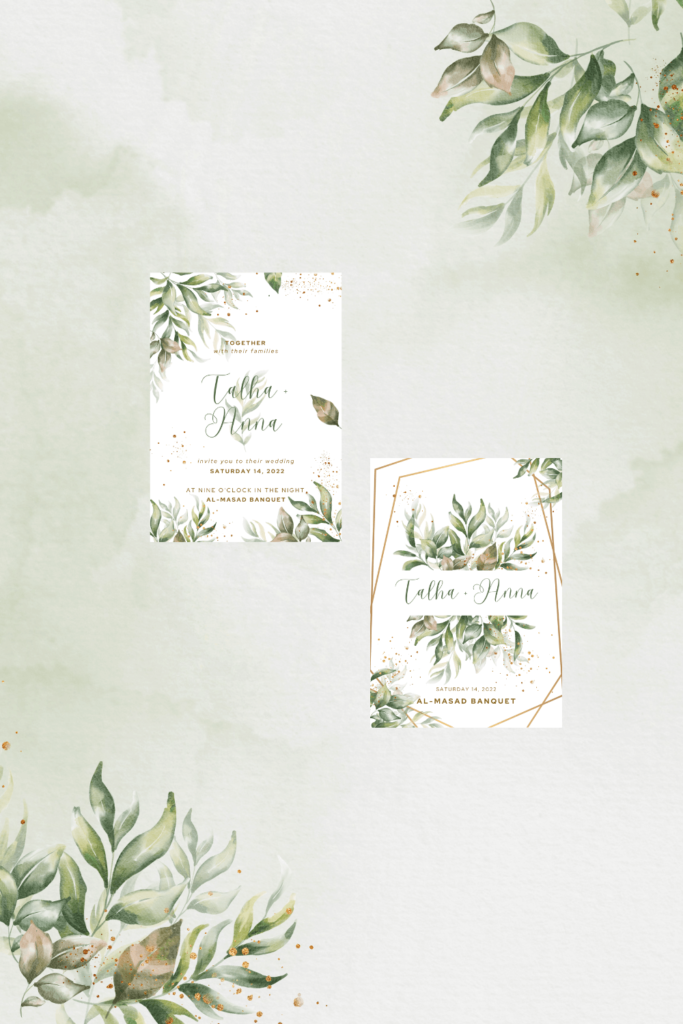 Leave Wedding Invitation - MasterBundles