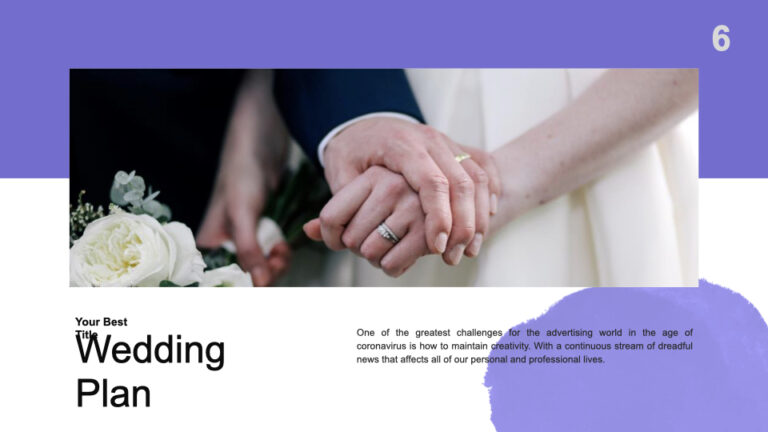 Wedding Themed Presentation Template – MasterBundles