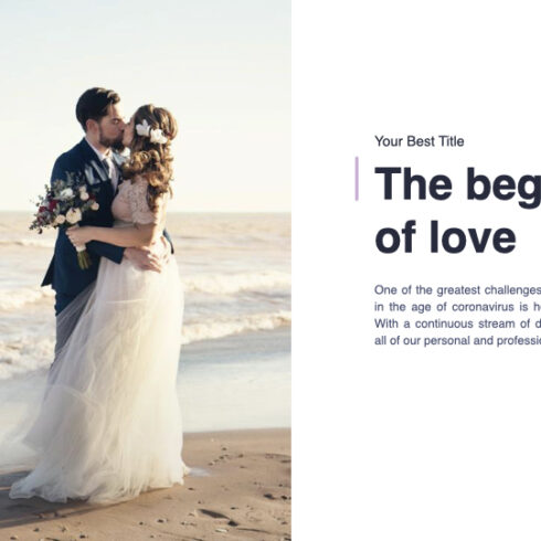 Wedding Slideshow Presentation Template | Master Bundles