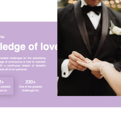 Wedding Slideshow Presentation Template | Master Bundles