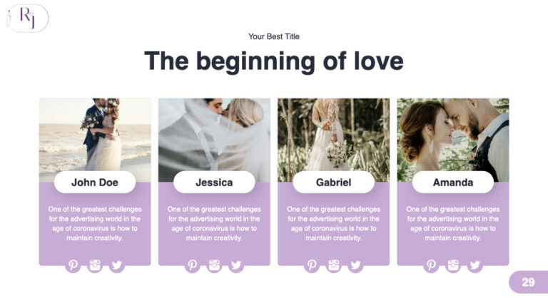 Wedding Slideshow Presentation Template – MasterBundles