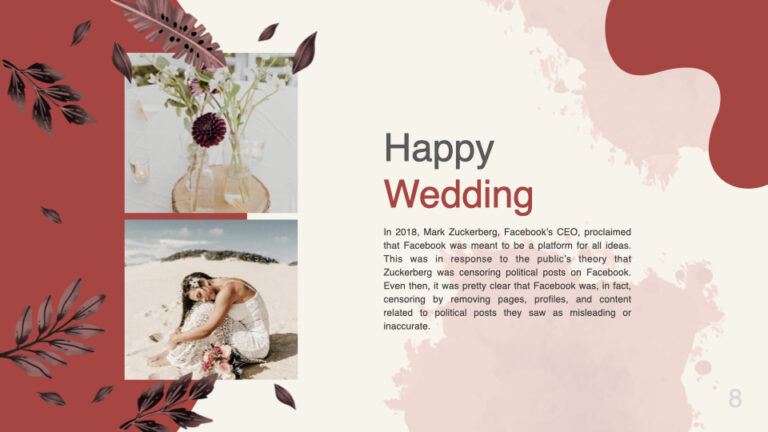 Wedding Party Powerpoint Template – MasterBundles