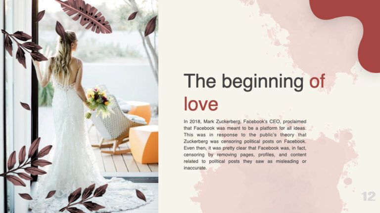 Wedding Party Powerpoint Template – MasterBundles