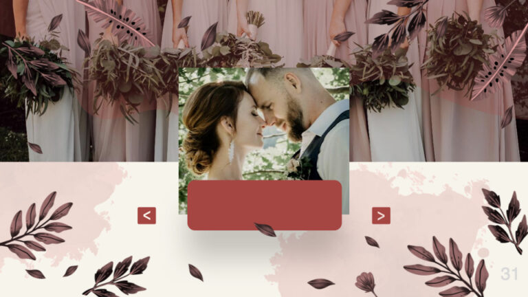 Wedding Party Powerpoint Template – MasterBundles