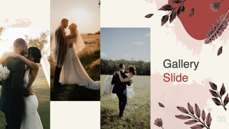 Wedding Party Powerpoint Template – MasterBundles