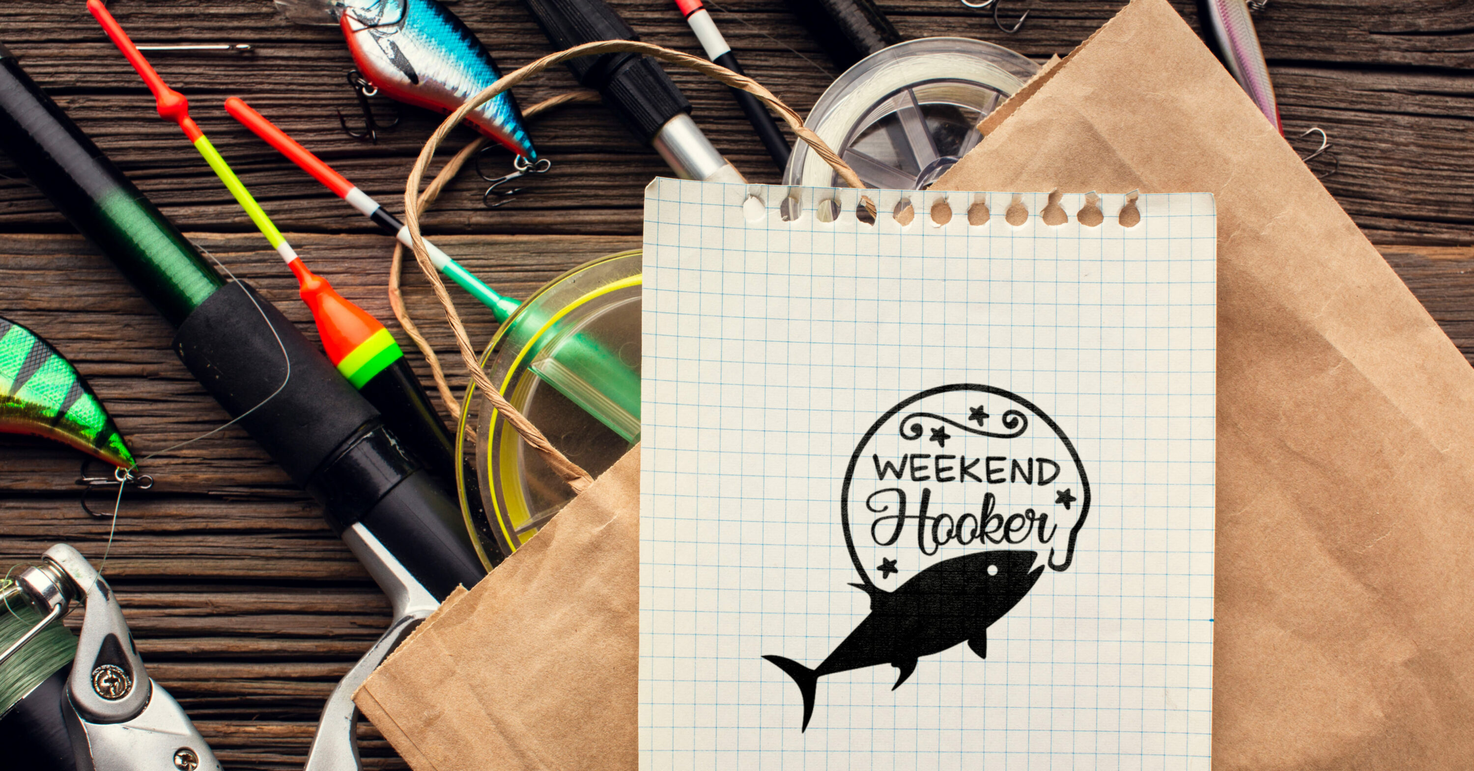 Weekend Hooker SVG, Fish Hook SVG, Fishing SVG, Lake SVG. – MasterBundles