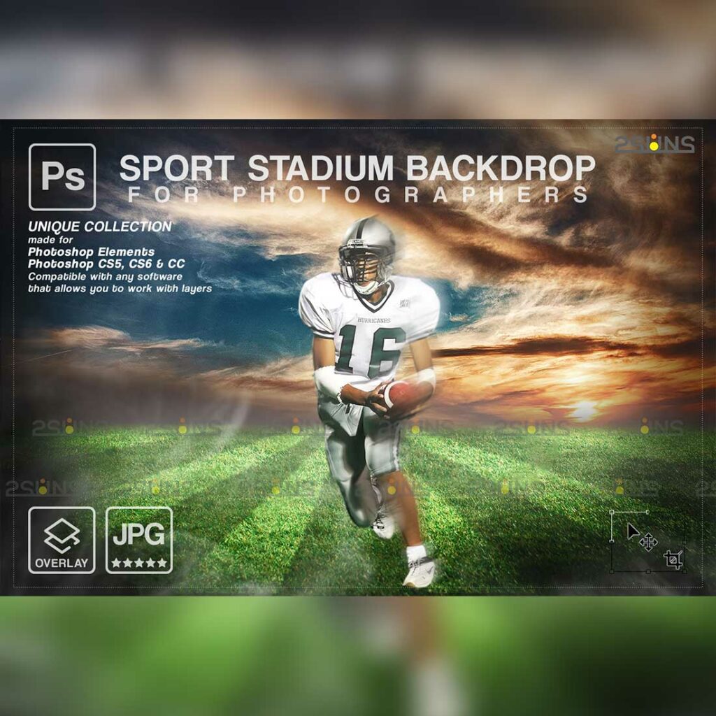 Football Backdrop Sports Digital - MasterBundles