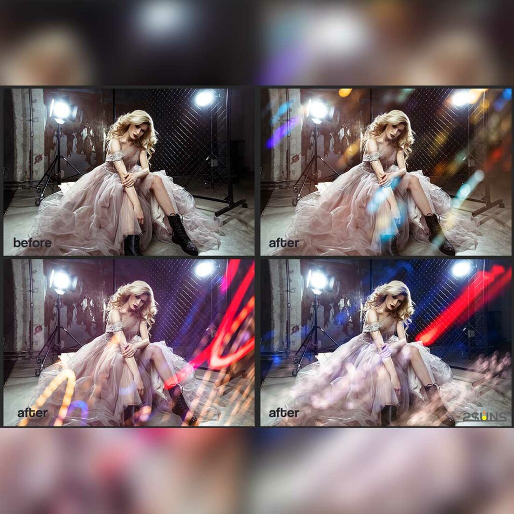 Neon overlays, Bokeh overlay, Christmas overlays, Photoshop overlay ...