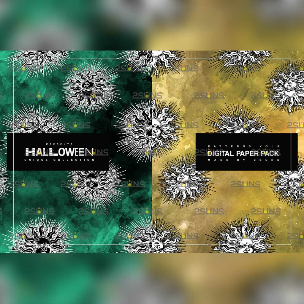 Halloween Digital Paper, Halloween pattern, Seamless Patterns, Gothic ...