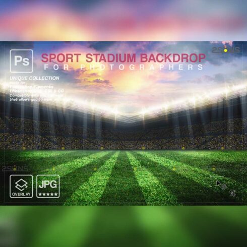 Football Backdrop Sports Digital - MasterBundles