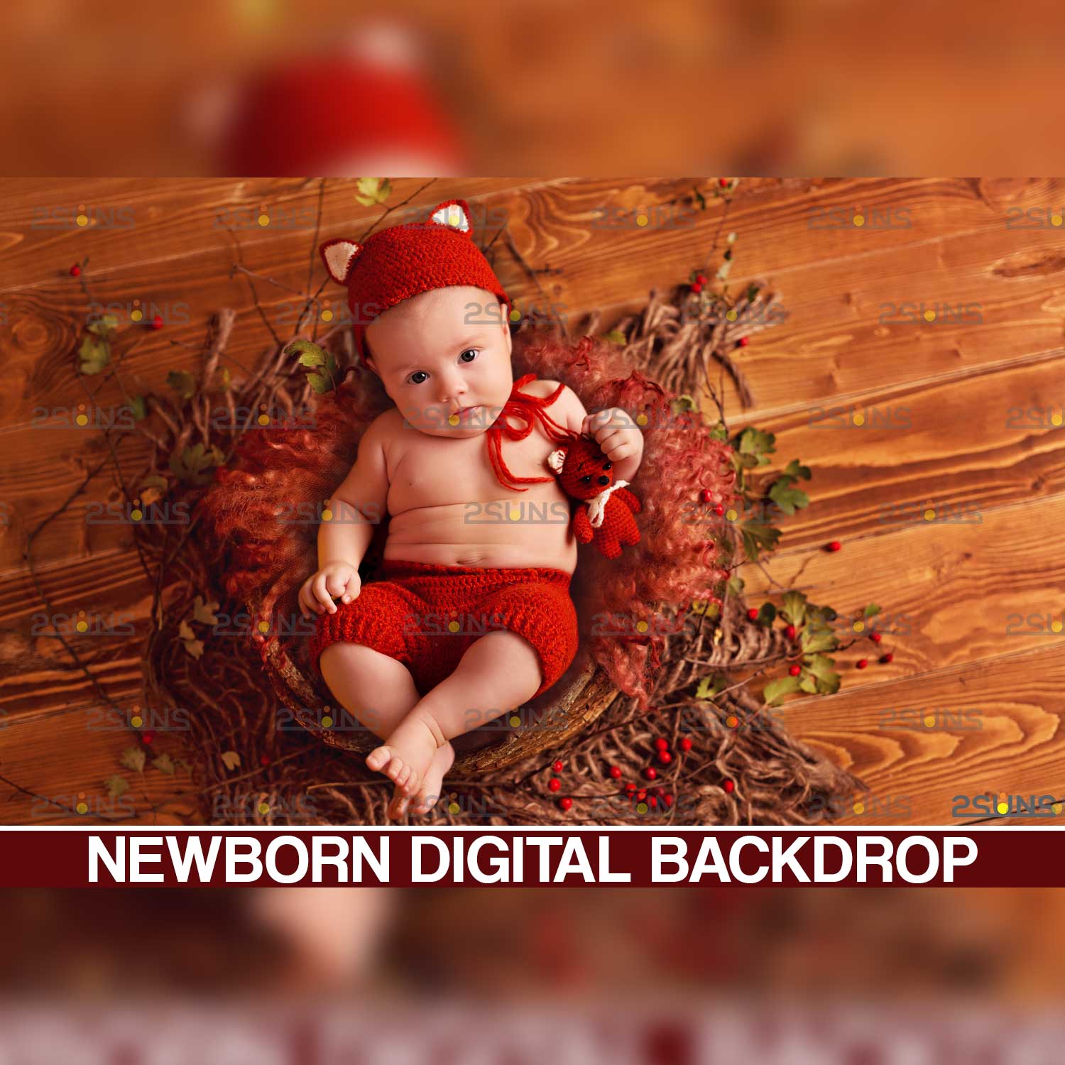 Newborn digital backdrops, Baby fall backdrop, Digital newborn nature ...