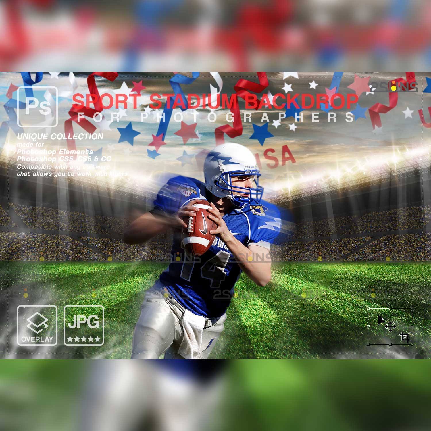 Football Backdrop Sports Digital - MasterBundles