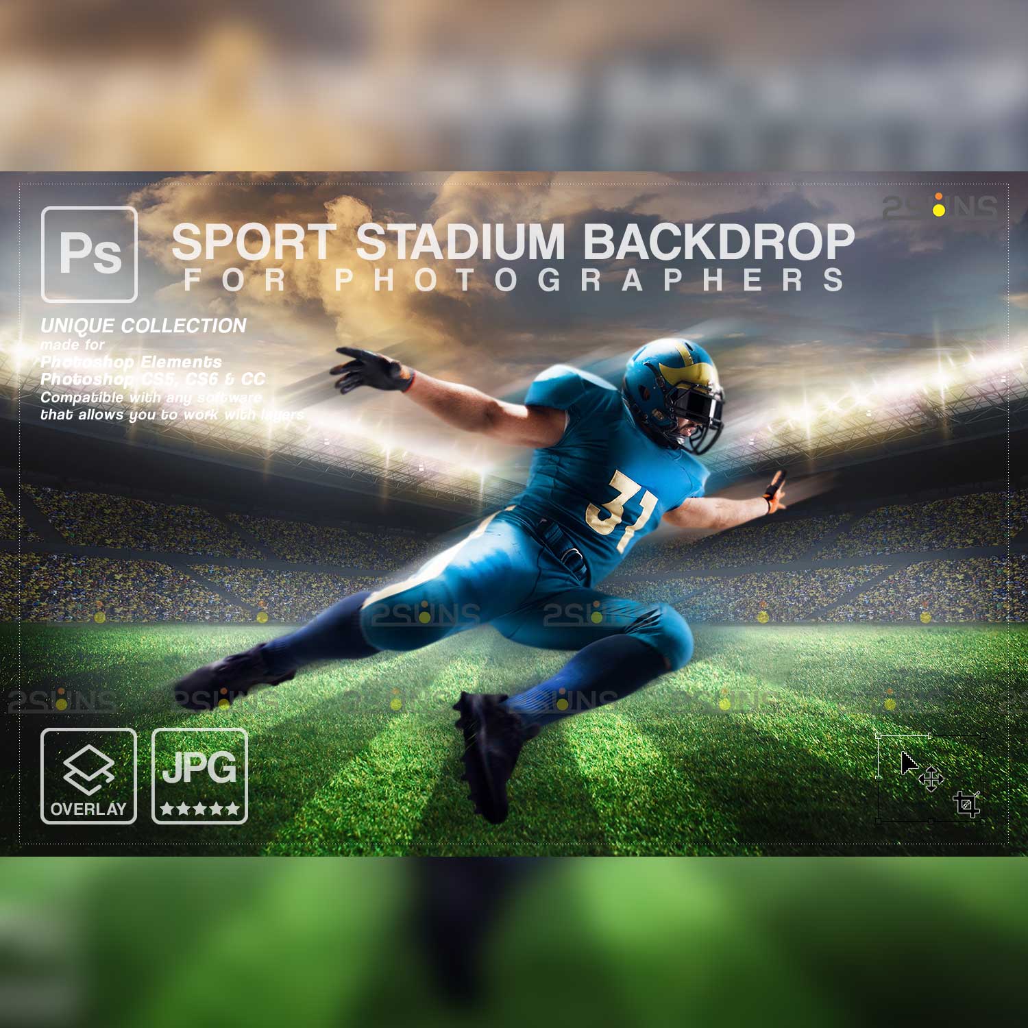 Football Backdrop Sports Digital - MasterBundles