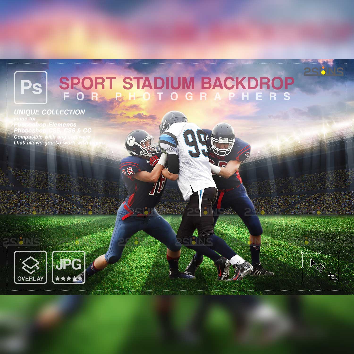 Football Backdrop Sports Digital - MasterBundles