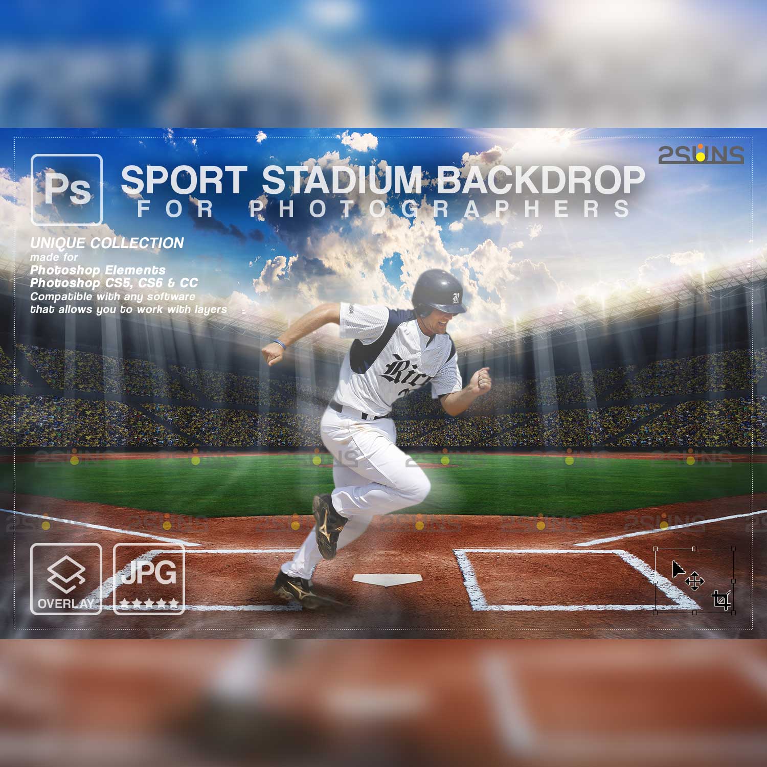 Baseball Backdrop Sports Digital - MasterBundles