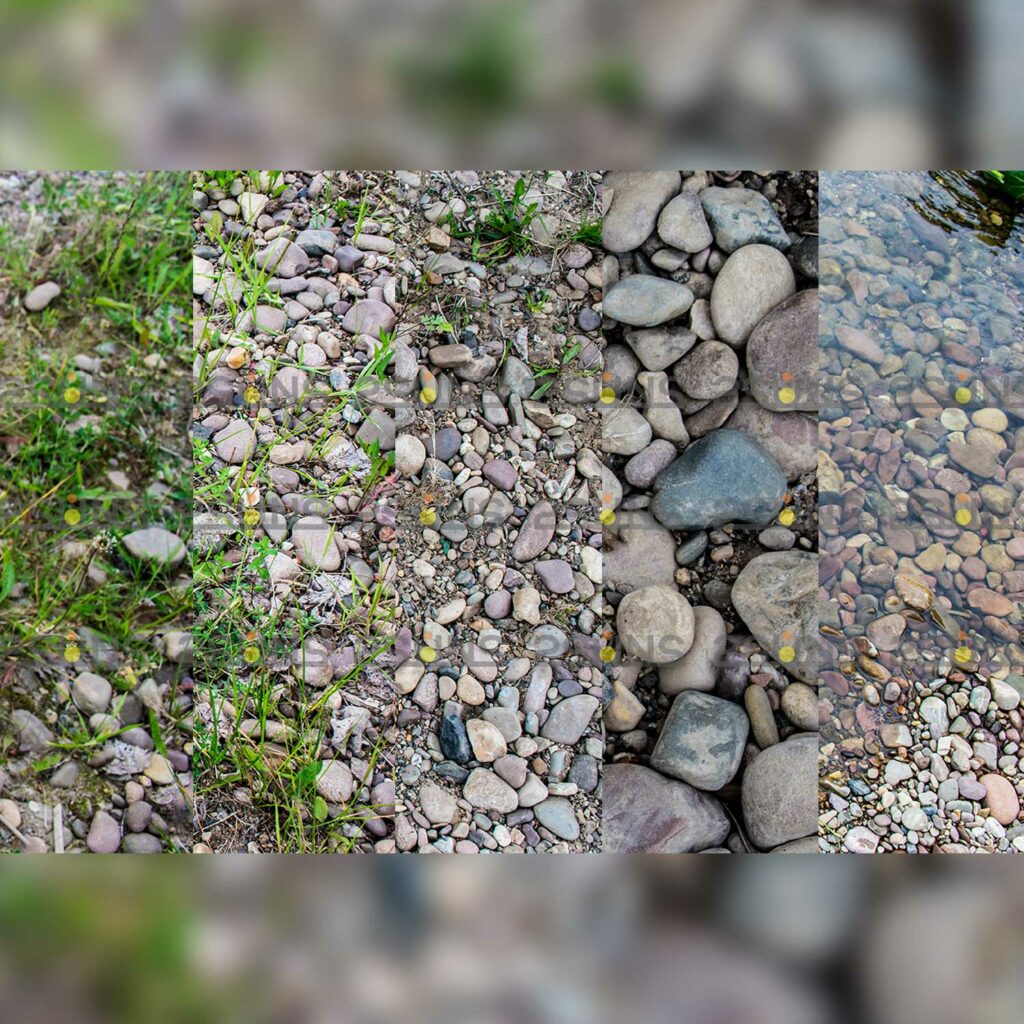 River stone backdrop, Stones texture, Rock digital paper pack, Beach ...