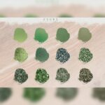 Emerald green digital paper, Glitter digital paper pack, Glitter ...