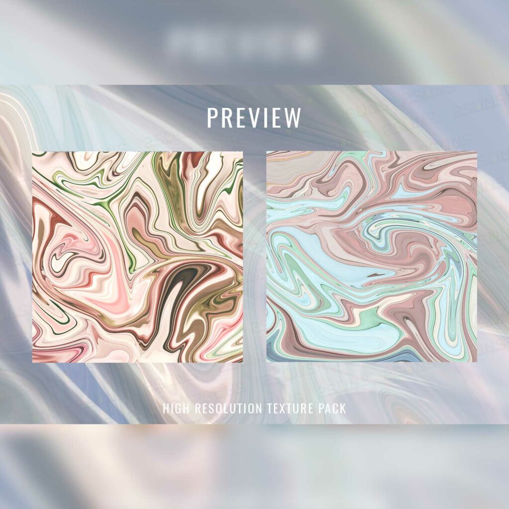 Pastel Marble digital paper, Rainbow Marble photoshop texture ...