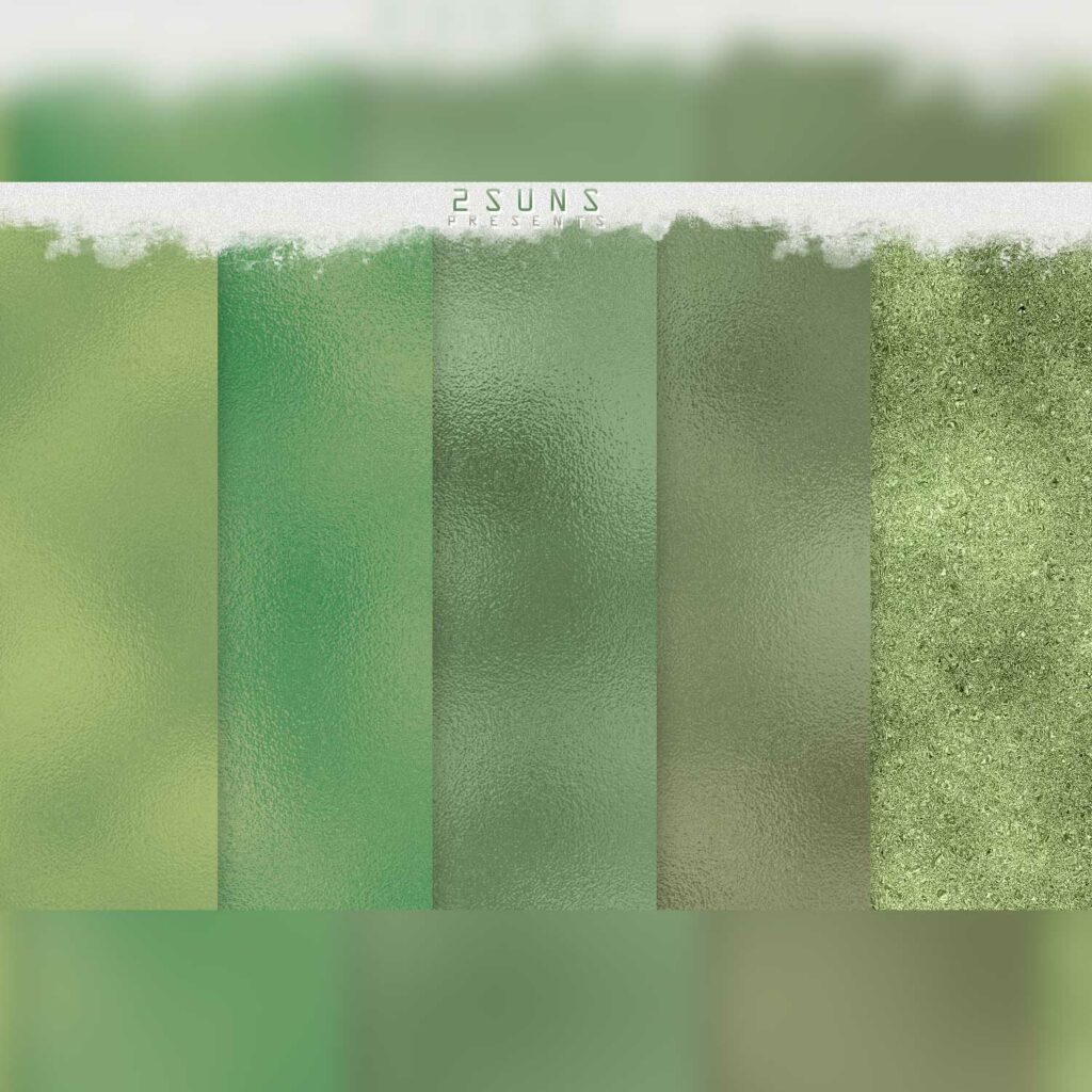 Emerald green digital paper, Glitter digital paper pack, Glitter ...