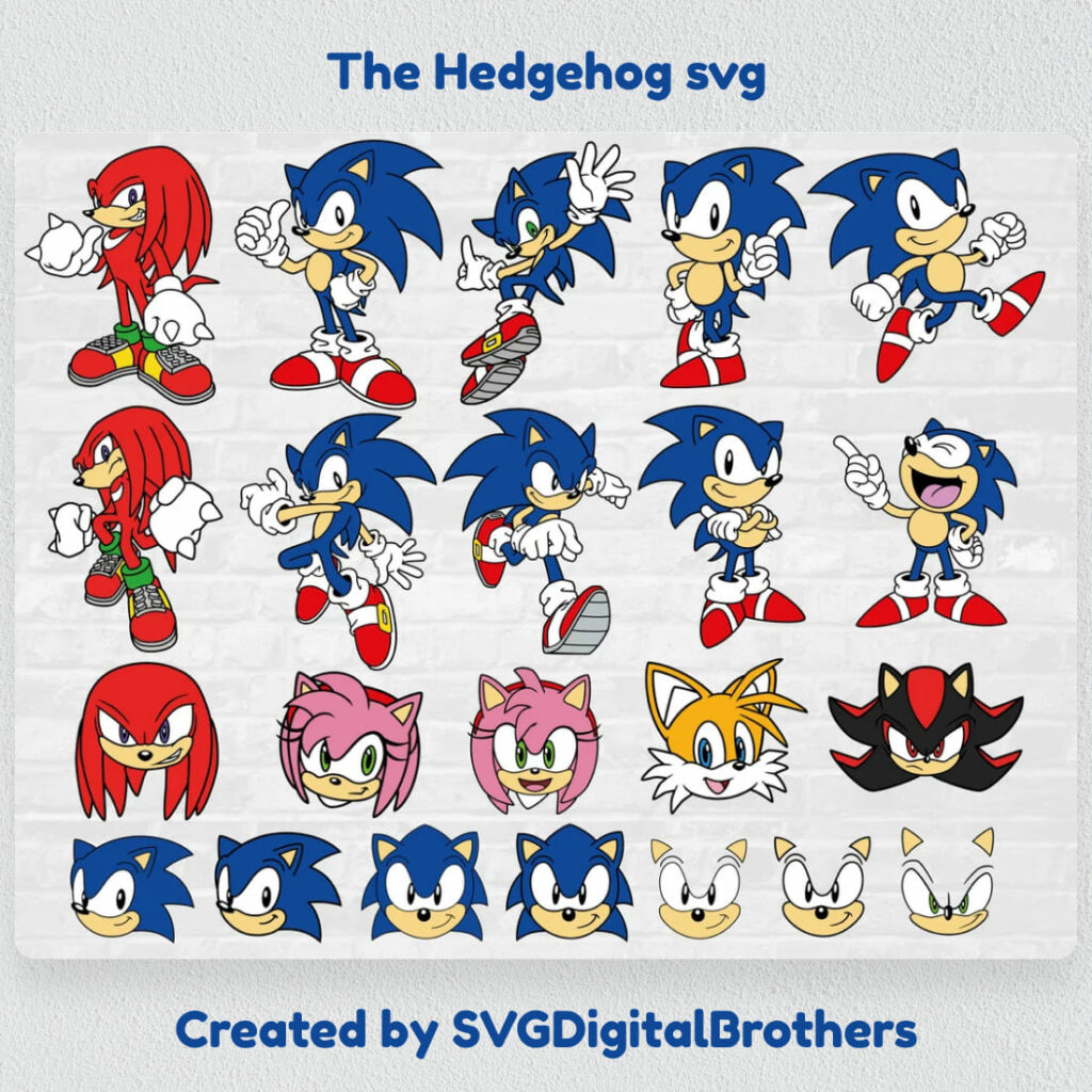 Sonic SVG Bundle | Master Bundles