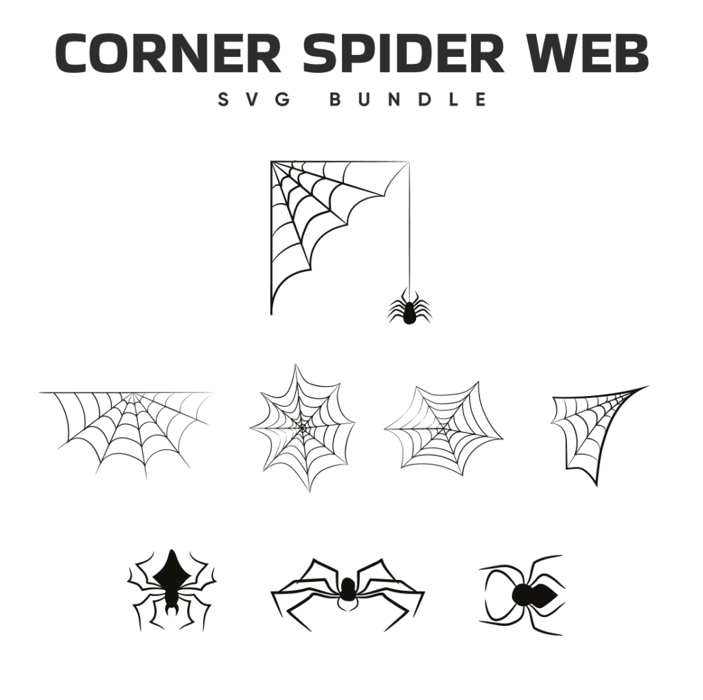 Corner Spider Web SVG – MasterBundles