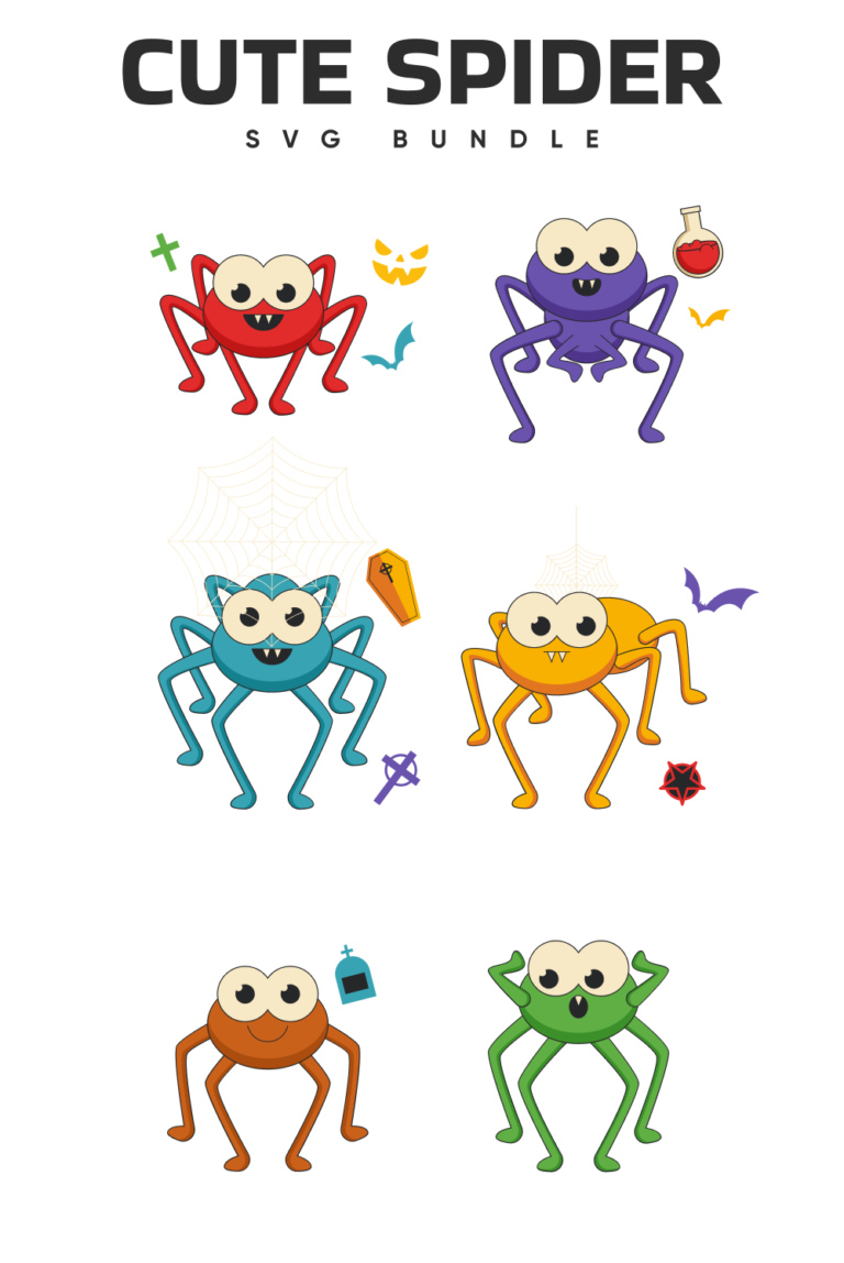 Cute Spider SVG – MasterBundles