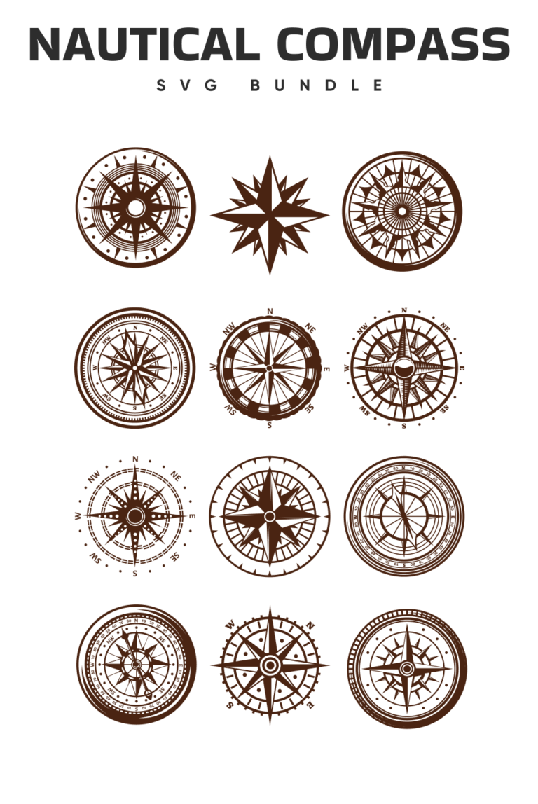 Nautical Compass SVG – MasterBundles