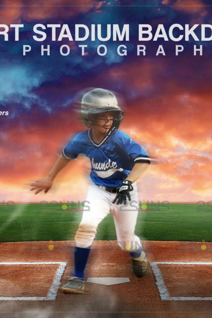 Baseball Backdrop Sports Digital - MasterBundles