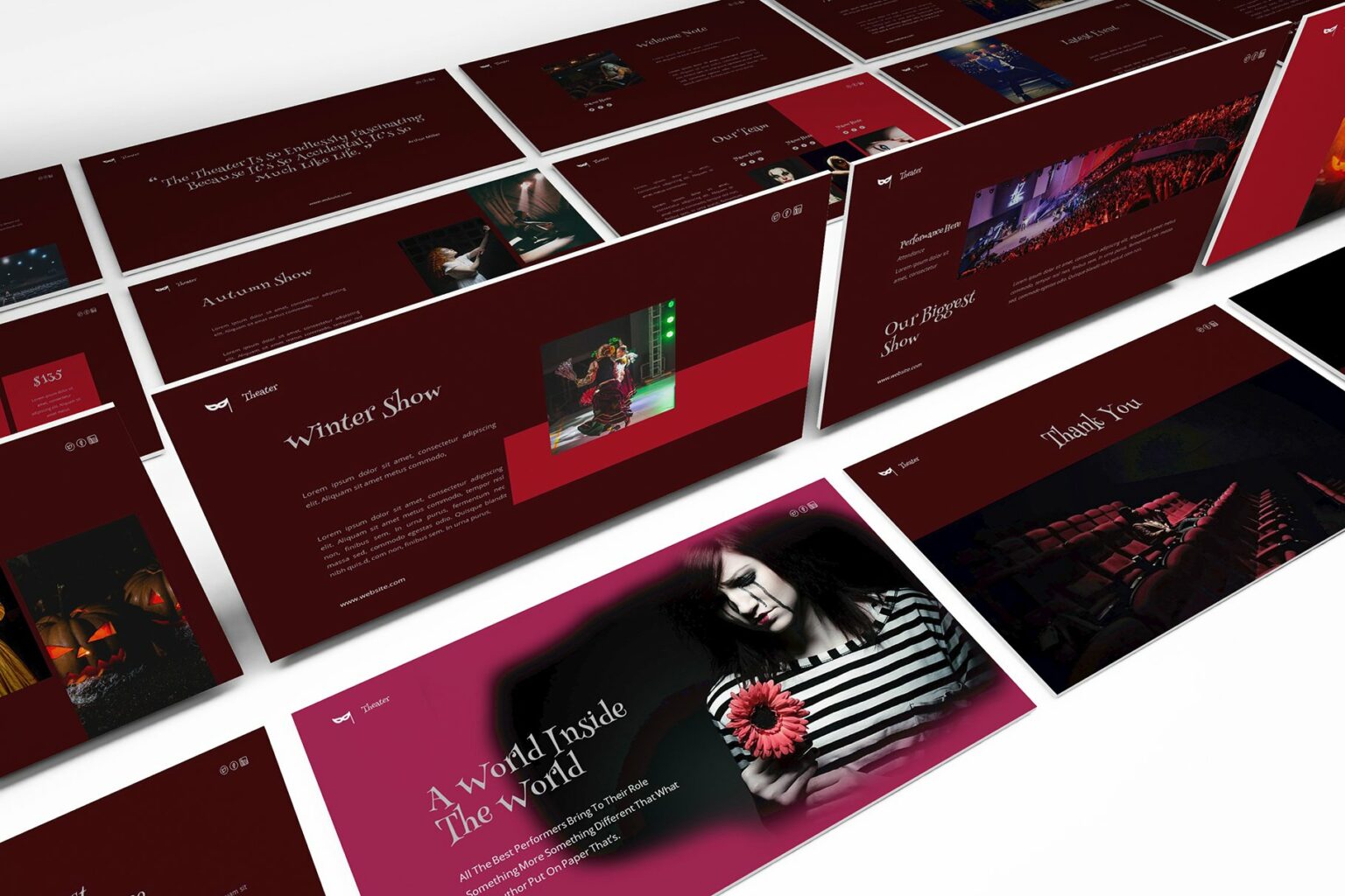 Theater Powerpoint Template – MasterBundles