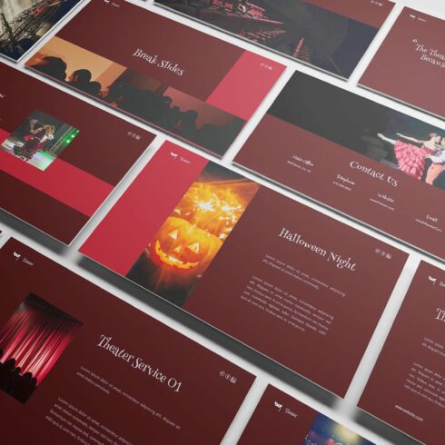 Theater Powerpoint Template | MasterBundles