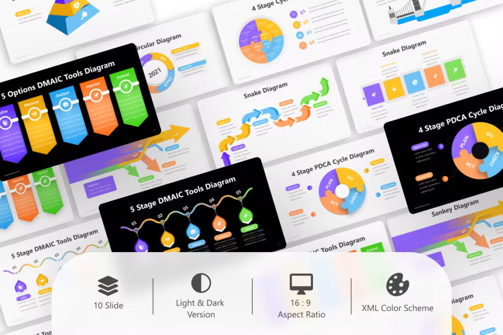 Diagram Infographic PowerPoint Template PPTX – MasterBundles