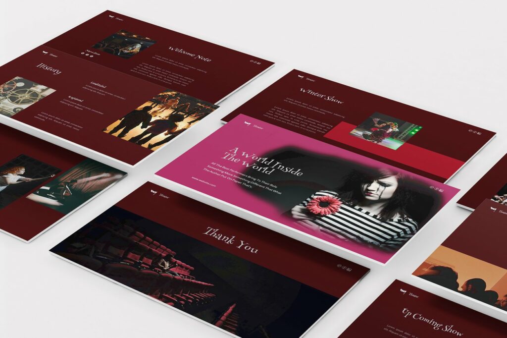 Theater Powerpoint Template – MasterBundles