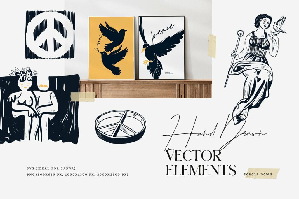 Peace Poster Builder – MasterBundles