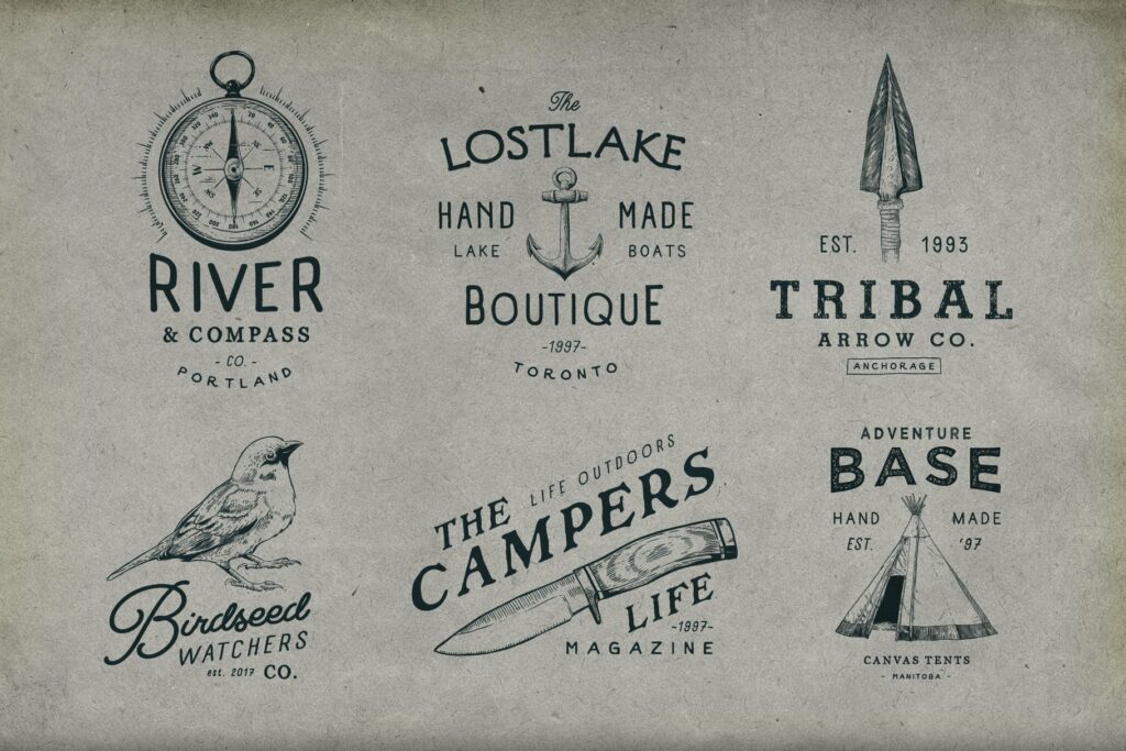 Outdoor Vintage Logos Illustrations – MasterBundles